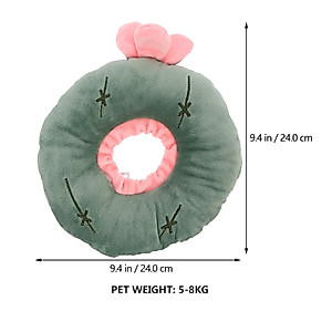 POPETPOP pet Collar Rabbit Recovery Collar Kitten Neck Cone Kitten Recovery Collar cat Cone Collar After Surgery Collar Stuffed Kitten Dog Recovery Collar Kitten Cone Collars The cat Plush
