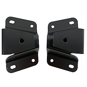 BST BSSP 4" Drop Kit Leveling Lowering Shackles Hangers Kits Compatible with 1973-1996 F-ord F-150 F100 Rear Drop Hangers & Shackles Drop Kit Lowering