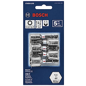 BOSCH ITNS2490 3-Piece 1-7/8 In. Impact Tough Nutsetters Assorted Set