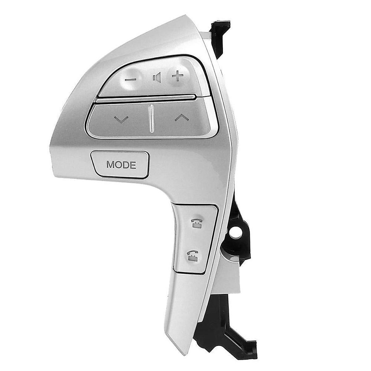 Gorgeri 1 Pair Steering Wheel Button, Multifunction Steering Wheel Control Switch Button Fits for XV40 2007-2011 XU40 2008-2013 (Silver)