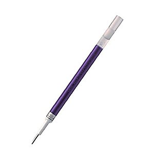 Pentel LR7-V Refills for EnerGel Gel Pen, 0.7mm Metal Tip, Violet Ink, Pack of 12