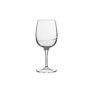 Luigi Bormioli Aero 11 oz White Wine Glasses, Set of 6, Clear