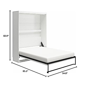 Novogratz Her Majesty Full Size Murphy Bed, White