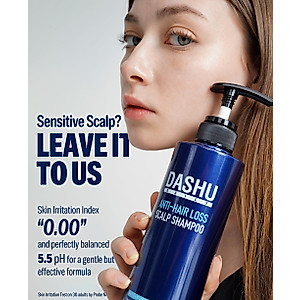 DASHU Revitalizing Protein Shampoo for Dry, Itchy Scalp, Thinning Hair, and Men - 16.9 fl oz