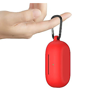 USTIYA Case for Huawei Freebuds Se Protective Silicone Case with Keychain Cover (Black)