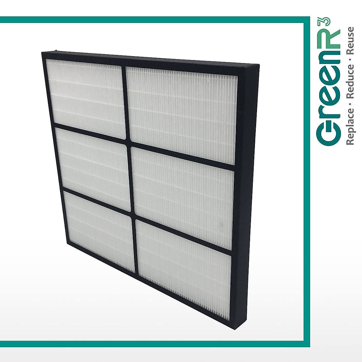 GreenR3 1-PACK HEPA Air Filters Air Purifiers for Hunter 30940 fits 30210 30214 30215 30216 30225 30244 30245 30260 30398 30400 30401 30402 30525 36260 36395 37225 Replacement Parts and more