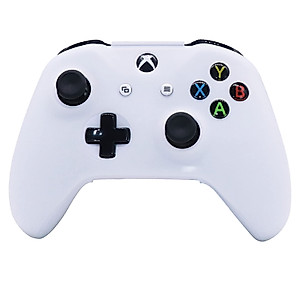 RALAN Controller Cover Silicone for Xbox One, Silicone Controller Cover Skin Protector in Dark Compatible for Xbox Ones Controller (Black Pro Thumb Grip x 8,Cat + Skull Cap Cover Grip x 2)