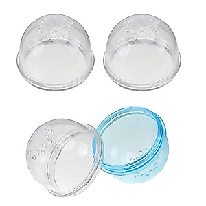 4Pcs Hamster Tube Accessories, Hamster Tube Hamster Tunnel Caps Pet External Cage Plugs Small Animal Hutch Guinea Pig Toy for Chinchilla Squirrel Hamster, Random Color