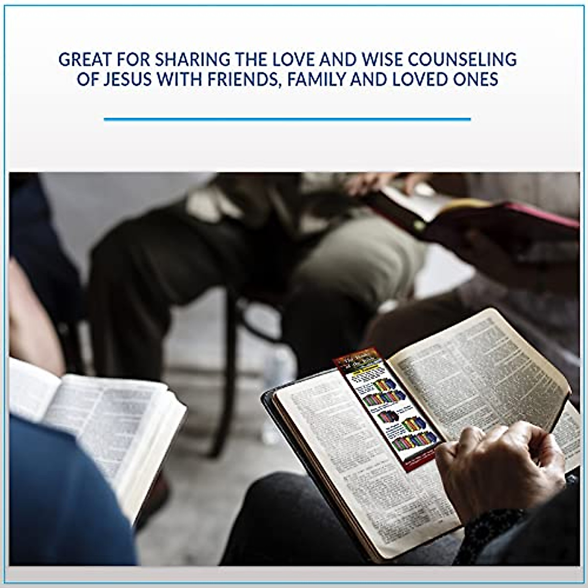 Books of The Bible Bookmarks - Devotional Companion, Church and Discipleship Teaching Aid, Gifts for Children, Seekers and Christians, Pack of 25, 2.75" x 8.25", by eThought (BB-A007-25-2.75x8.25)