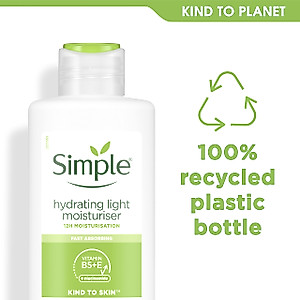 Simple Moisturiser Hydrating Light, 125 ml
