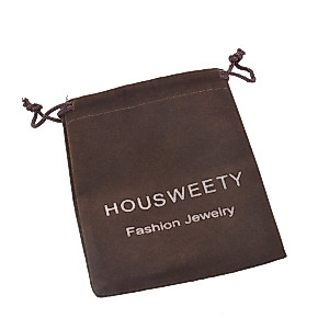 HOUSWEETY 1pc Stainless Steel Figaro Chain Handcuff Bracelet