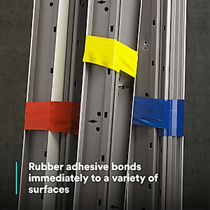 3M Vinyl Tape 764, General Purpose, 1 in x 36 yd, Orange, 1 Roll, Light Traffic Floor Marking Tape, Social Distancing, Color Coding, Safety, Bundling