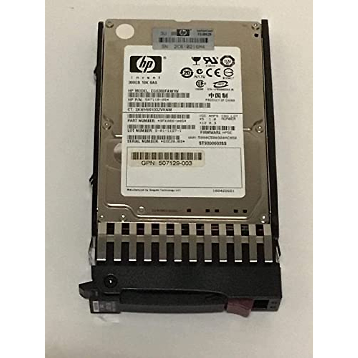 New 507284-001 507127-B21 300GB 6G SAS 10K 2.5in DP ENT HDD | Free Domestic & International Shipping