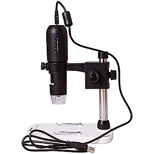 Mustcam 1080P Full HD Digital Microscope, HDMI Microscope, 10x-220x Magnification, to Any Monitor/TV with HDMI-in, Photo Capture, Micro-SD Storage, PC Supported
