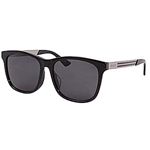 Gucci Grey Square Men's Sunglasses GG0695SA 001 56