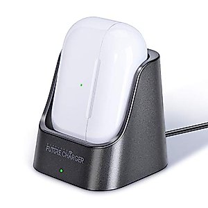 AirPod Charger, Wireless Charger for AirPods 3/2 and AirPods Pro, Groove Design and Anti-Slip Protection, Wireless AirPod Charger, AirPod Pro Charger Compatible with AirPods Pro Charging case -Gray