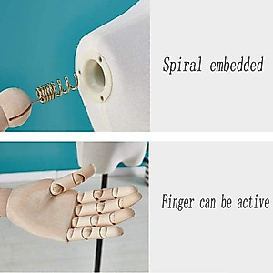 Mannequin Display Stand Female Mannequin Torso Mannequin Dress Form Shelf Grade, Wood Arm, Triangular Base ( Color : B ) (A )