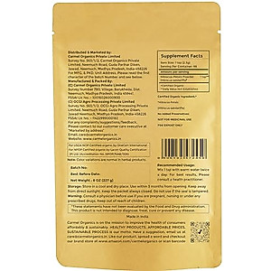 CARMEL ORGANICS Hibiscus Petals Powder 8 Ounce or 0.5 Lb(Pack of 1) | USDA Certified Organic| Non GMO & Gluten Free | Rich in Vitamin C | Indian Origin Hibiscus Petals Powder