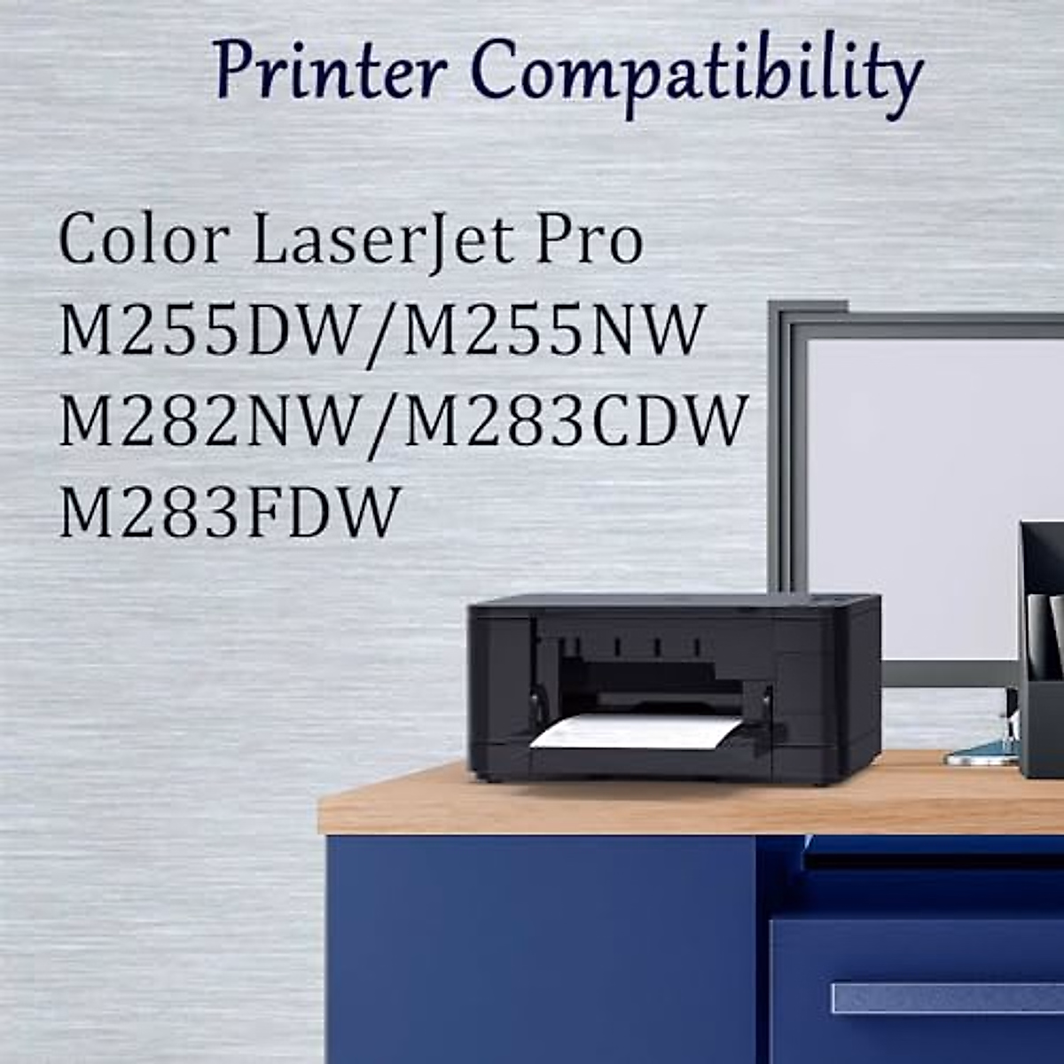 206A W2110A W2111A W2113A W2112A 2110A 2111A 2113A 2112A Compatible Toner Cartridge Replacement for HP Color Laserjet Pro M255DW M255NW M282NW M283CDW M283FDW Printe Magenta