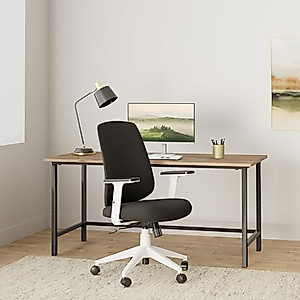 Nouhaus Palette Ergonomic Office Chair Comfortable Swivel Computer Desk Chair, Lumbar Adjust Rolling Chair. (Black)