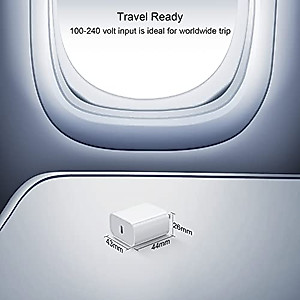 【Apple MFi Certified】iPhone Fast Charger Block [2 Pack] USB C Wall Charger PD Adapter for iPhone 14/14 Pro/14 Pro Max/14 Plus/13/12/11/Xs Max/XR/X/SE, iPad Pro/Mini, Samsung Galaxy, Google Pixel 7/6/5