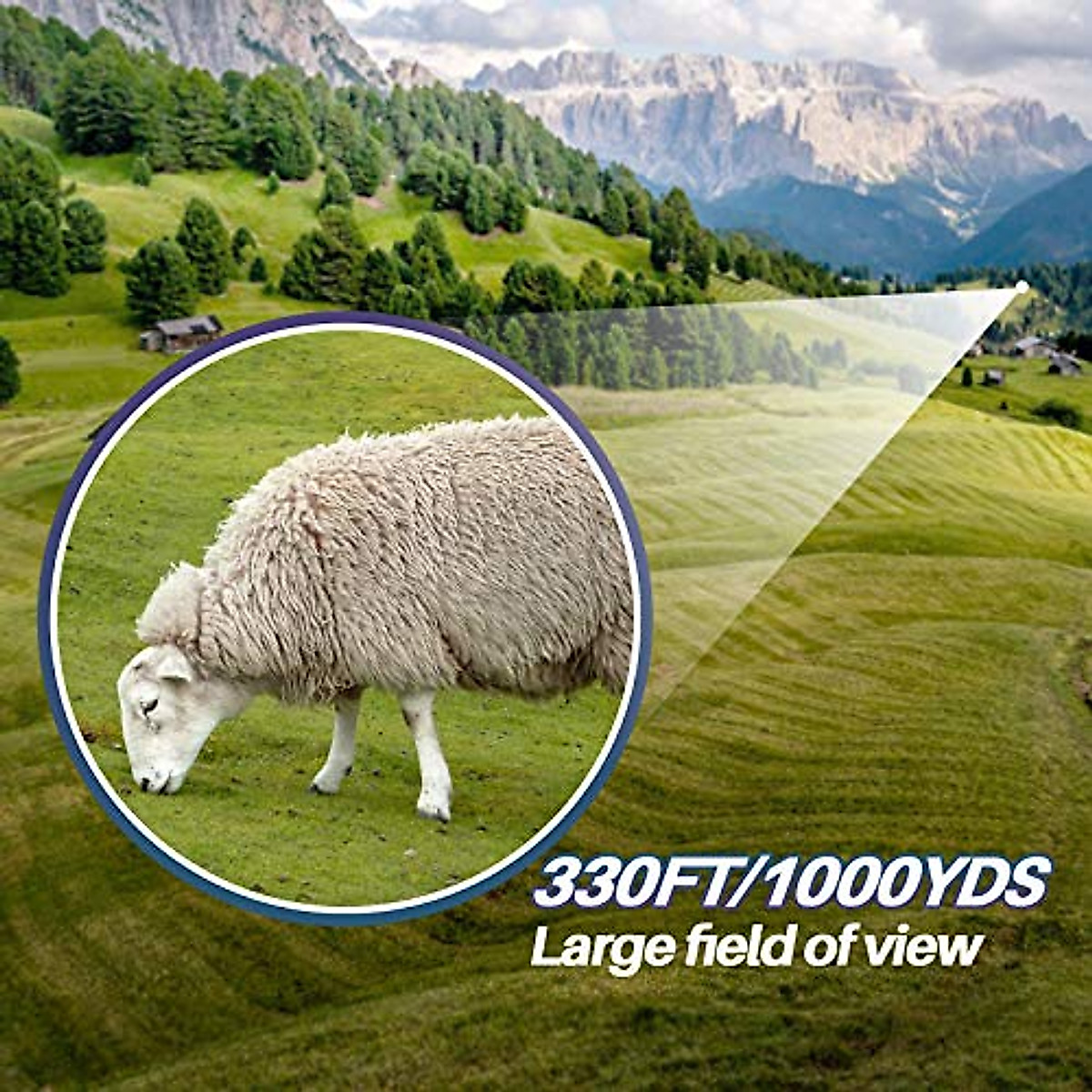 USCAMEL 12x42 HD Binoculars for Adults with Upgraded Phone Adapter, High Power Binoculars for Bird Watching Hunting Stargazing Camping Concerts Sports