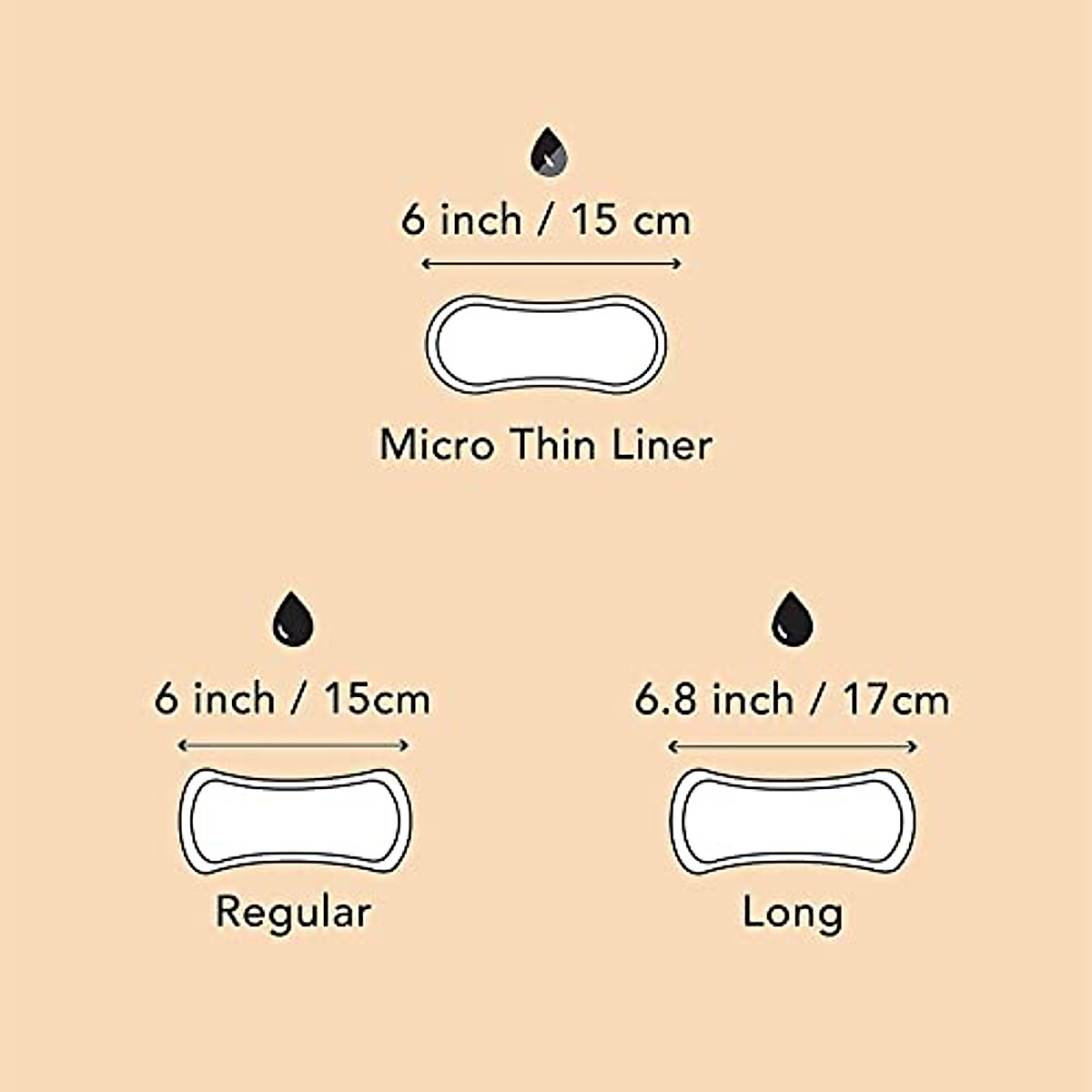 Rael Panty Liners for Women, Organic Cotton Cover - Thin Pantiliners, Light Absorbency, Unscented, Chlorine Free (Micro Thin, 140 Count)