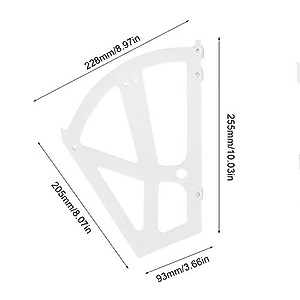 Hinges Accessory, Shoe Rack Hinges, Home Plastic Shoe Cabinet Hinges, Easy to Assemble and Disassemble, for Bedroom, Living Room and Entryway(White)