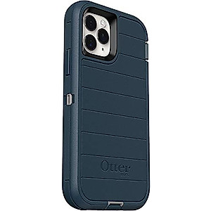 OtterBox Defender Series Microbial Defense Case for iPhone 11 PRO and iPhone X/XS - Case Only, Bulk Packaging - Gone Fishin (Wet Weather/Majolica Blue)