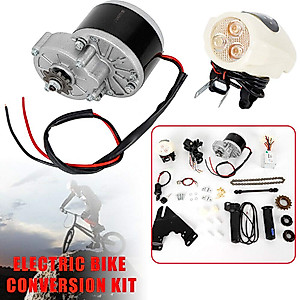RIAHNEAH 24V/36V 250W Electric Bicycle Professional Hub Motor Kit E-Bike Wheel Motor Conversion Kit Motor Combination Set, Electric Bicycle Motor Kit for 22''-29'' Bike