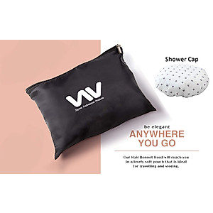 Bonnet Hood Hair Dryer Attachment Set - Soft Adjustable Hooded Bonnet for Hand Held Hair Dryer - Including Head Band for Drying Styling Curling Deep Conditioning