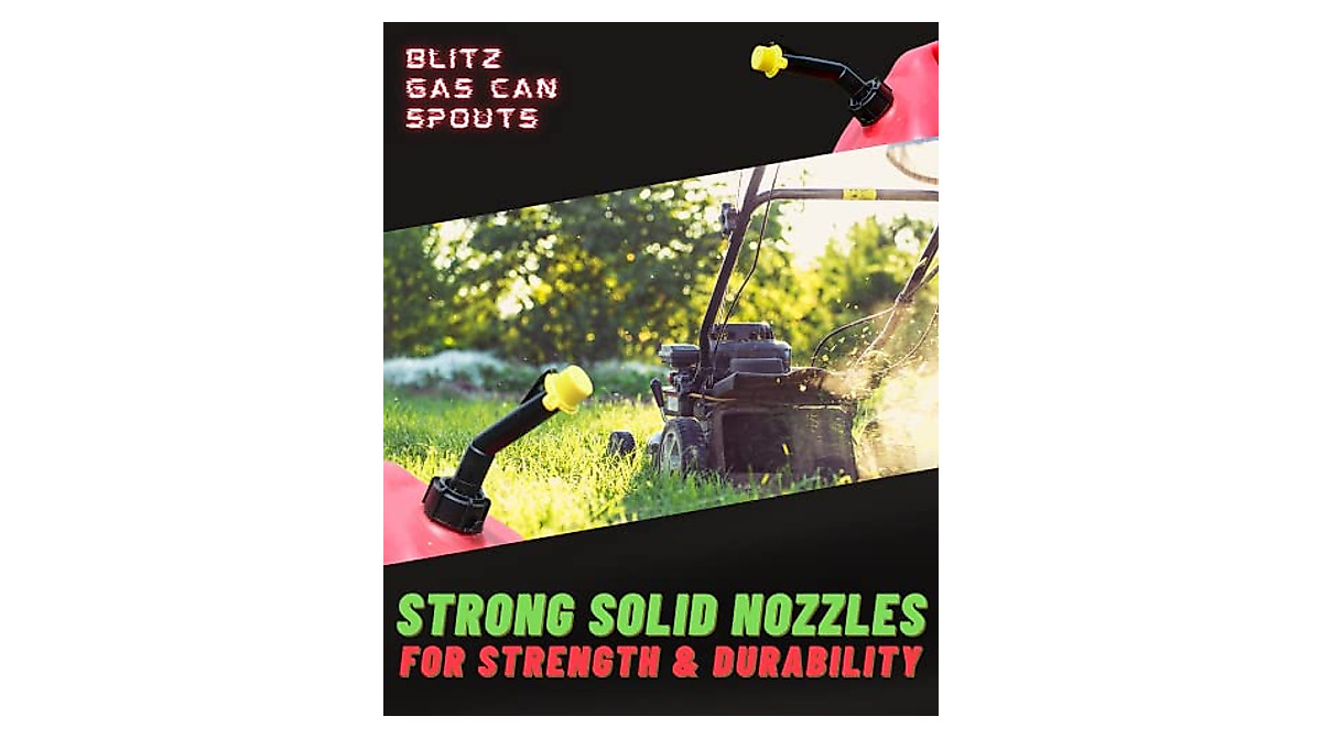 5 Gal Gas Can Spout Replacement Nozzle Kit - 4 Pack