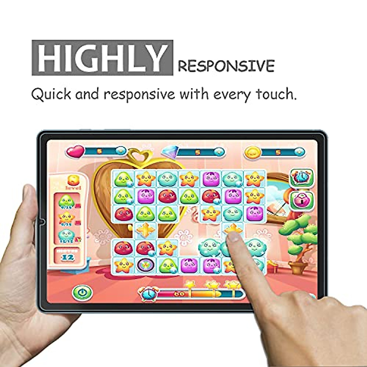 Watana [2-Pack Screen Protector for Samsung Galaxy Tab S6 Lite 2022/2020,10.4 Inch (SM-P613/SM-P619/SM-P610/SM-P615), Tablet Tempered Glass Film Compatible with S Pen, [Scratch Resist] [Bubble-Free]