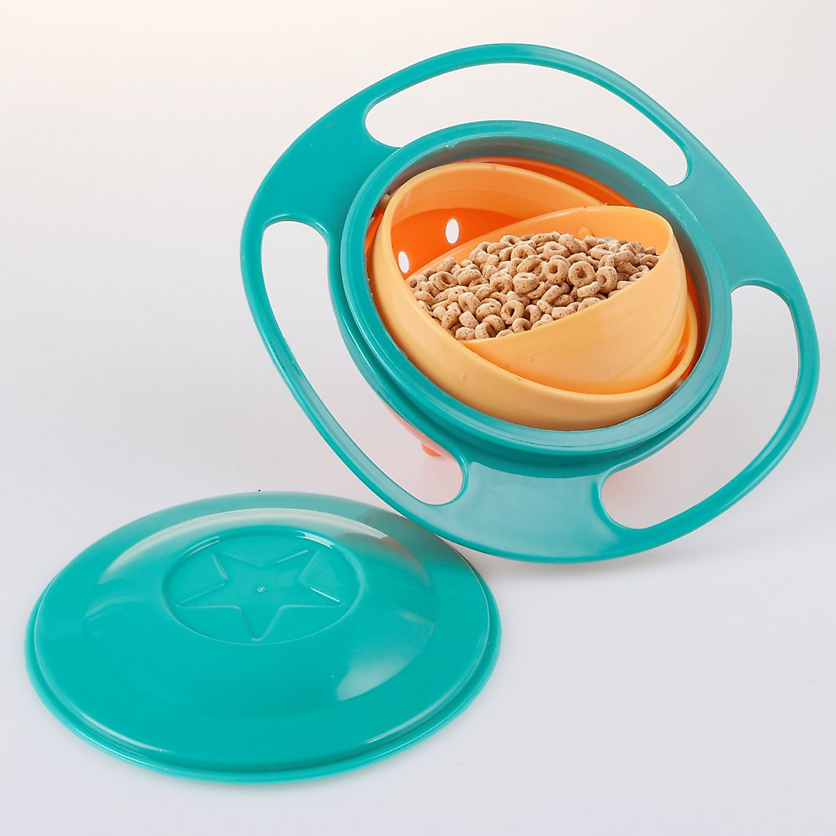 Pro Universal Gyro Bowl | Revolutionary Anti Spill Bowl For Kids | Smooth 360 Degrees Rotation With Highly Durable Material | For Children Of All Ages | 1097 by Pro Universal Gyro Bowl