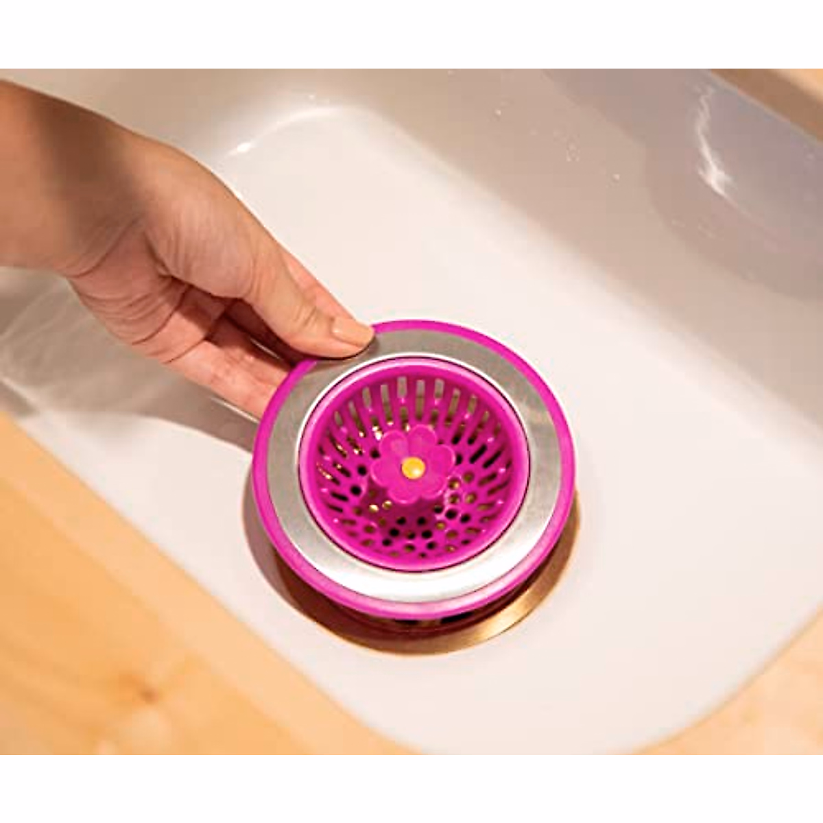 MSC International Joie Bloom Kitchen Sink Strainer Basket - Random Color