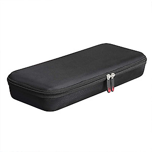 Hermitshell Hard Travel Case for TYMO RING Hair Straightener Brush (Black+Rosy)