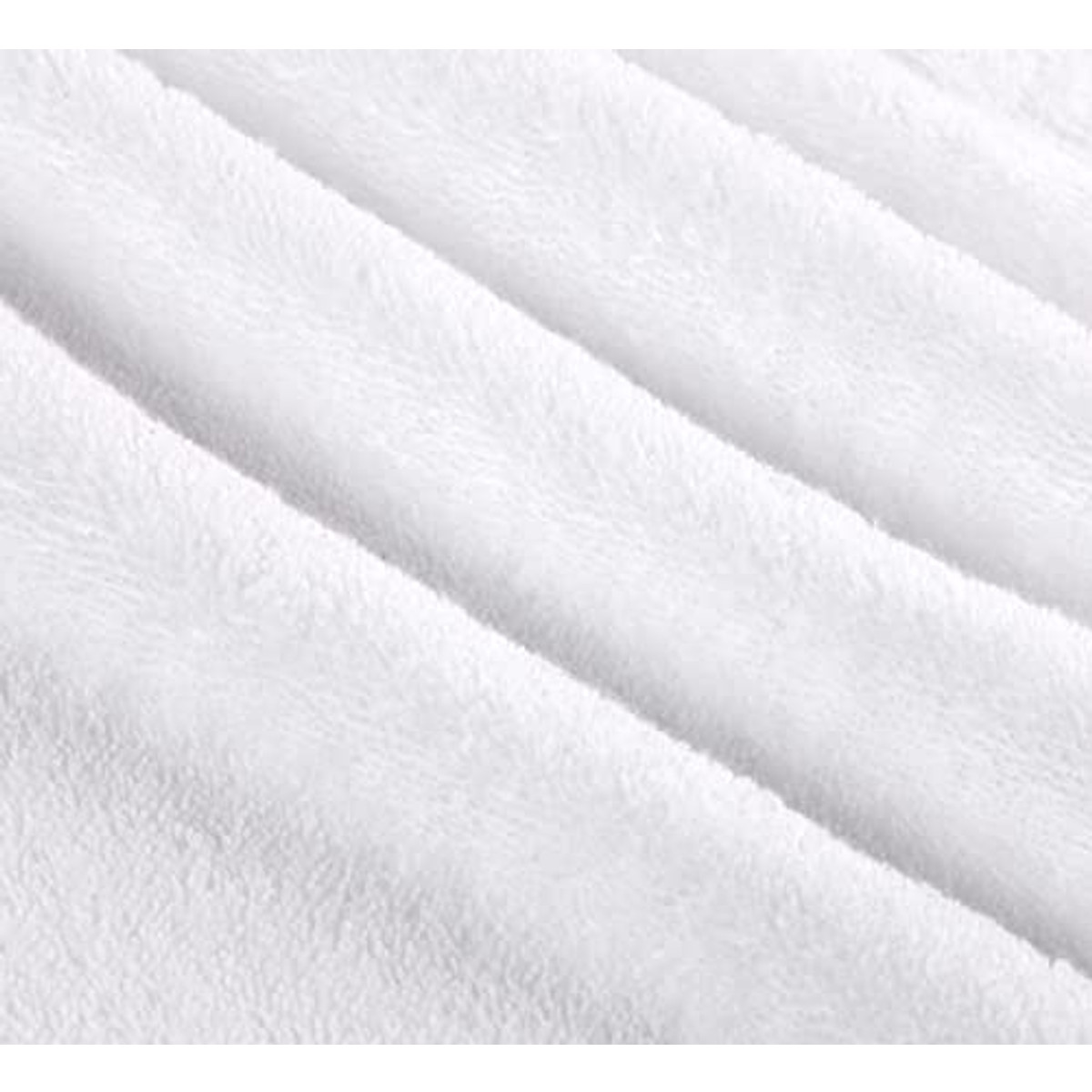 Quera 2 Pack Ocean Hand Towels 100 Percent Cotton Embroidered Premium Luxury Decor Bathroom Decorative Dish Set for Drying, Cleaning, Cooking, 13.7'' x 29.5'', White,Blue