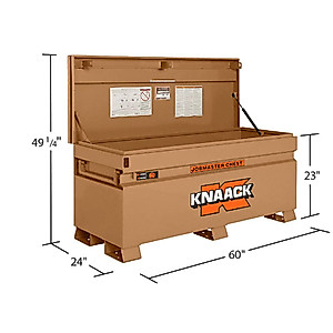 Jobsite Chest, 60" W x 24" D x 23" H, Tan