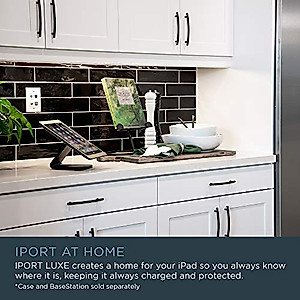 iPort Luxe (LuxePort) Case iPad Case - Compatible with iPad 9.7 6th gen, iPad 9.7 5th gen, iPad Pro 9.7, iPad Air 2, and iPad Air - Black, (71012)