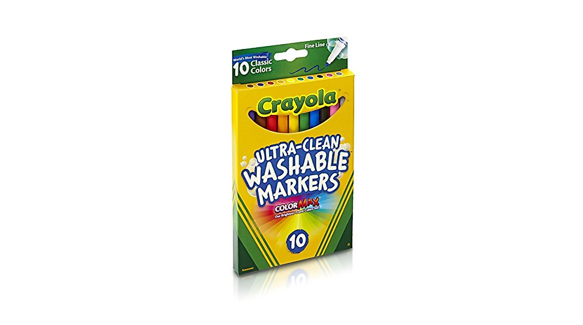 Crayola Back To School Supplies for Kids - Washable Crayons & Markers