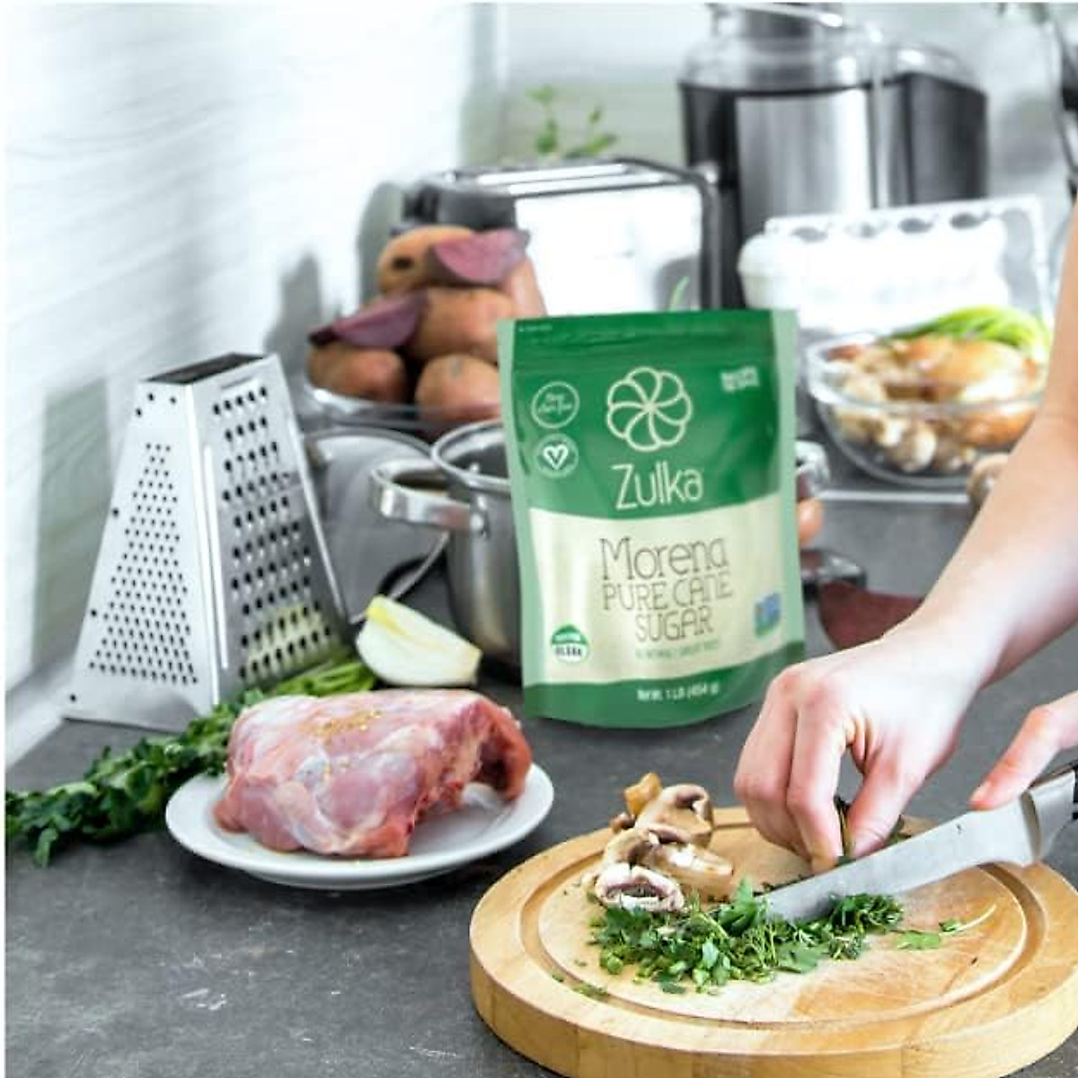 Zulka Azucar Morena Pure Cane Sugar 1lb