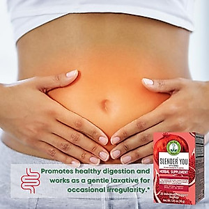 Dr. Tea Slender You Tea with Senna - Pomegranate Flavor - 20 Tea Bags