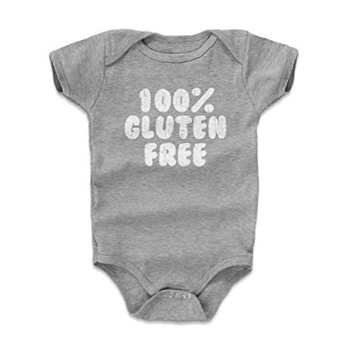 Bald Eagle Shirts Healthy Eating Baby Clothes, Onesie, Creeper, Bodysuit - 100% Gluten Free WHT (Heather Gray, 3-6 Months)