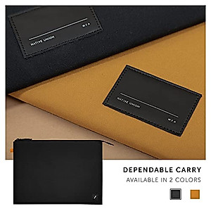 Native Union W.F.A MacBook Sleeve 14" – Minimalist Slim Sleeve Made of Recycled Materials with 360-Degree Protection – Compatible with MacBook Pro 14” M2 (2023), Pro 13” M2 & Air 13" M2 (2022) – Black