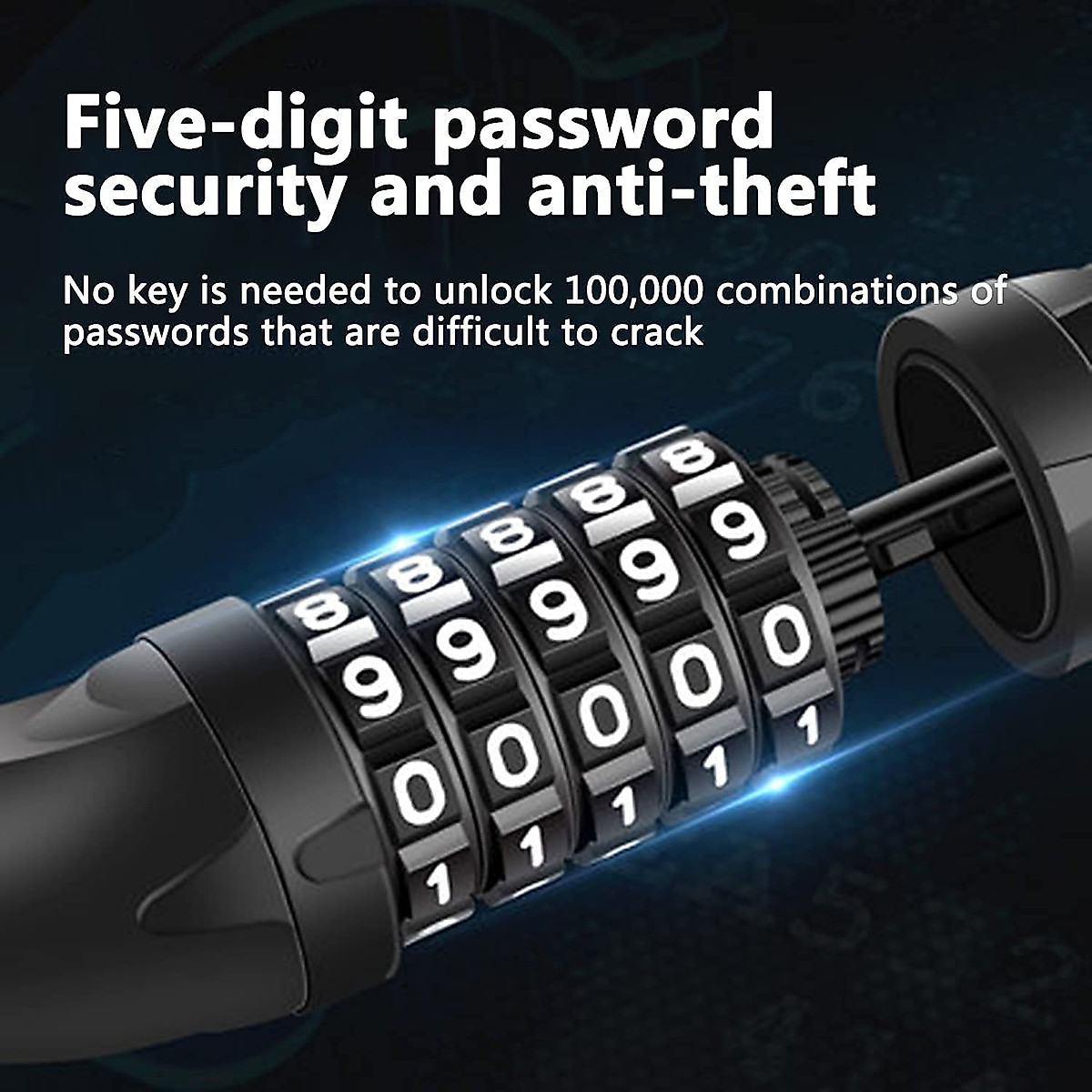 Bicycle Locks Heavy Duty Anti Theft Bike Lock Bike Lock Chain Combination,Bike Chain Lock Bicycle Locks,Bicycle Locks Heavy Duty Codes Cycle Chains,Cycling Moto Door Gate Fence