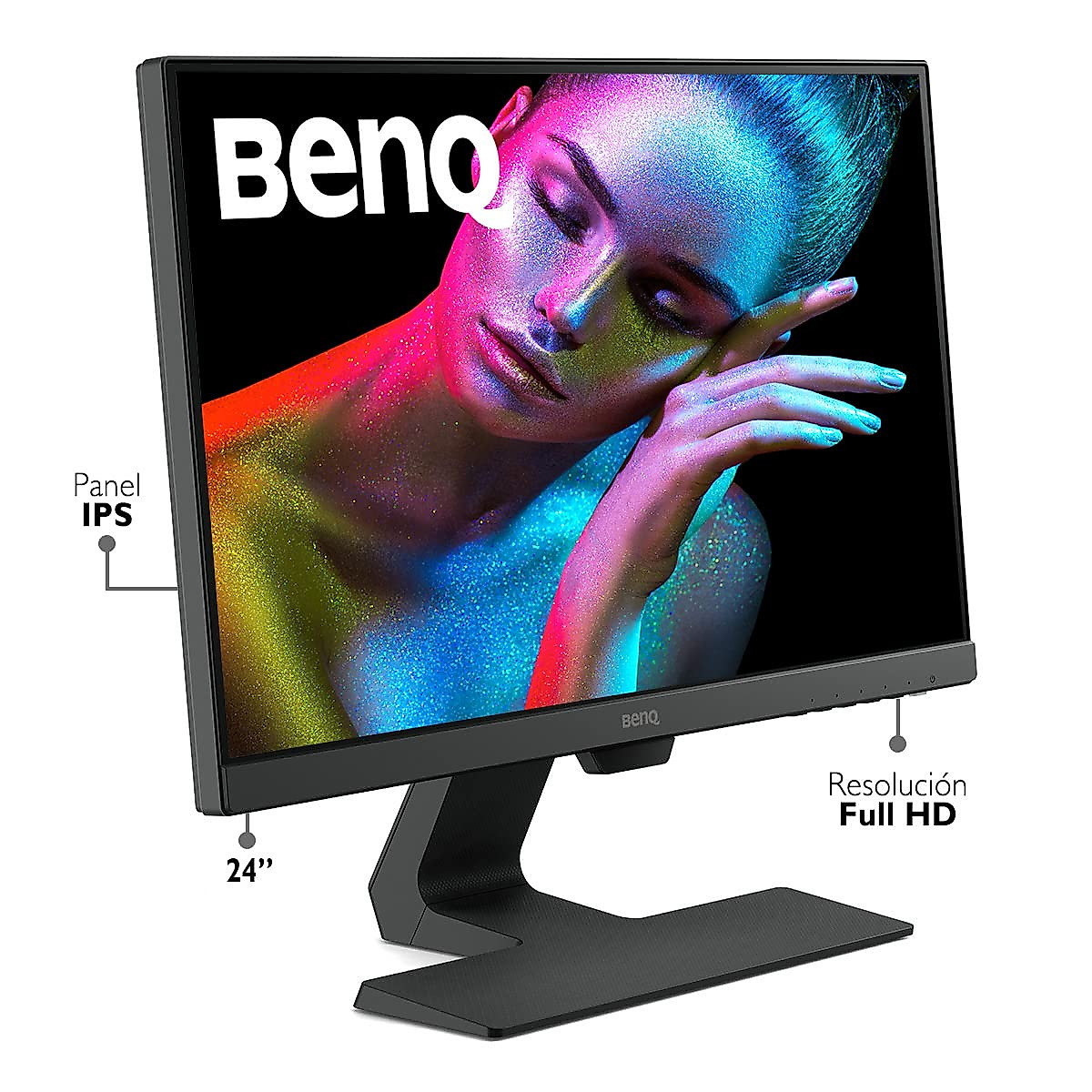 BenQ GW2480 24" Full HD 5ms VGA HDMI DisplayPort Flicker-Free Technology Built-in Speakers Slim Bezel Design LED Backlit IPS Monitor