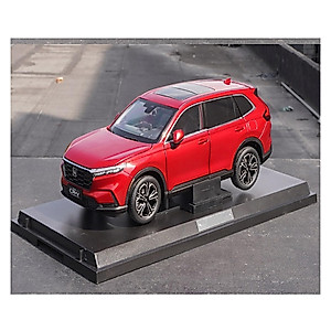 Alloy Resin Car Vehicle Model 1 18 Fit for Honda CRV 2023 Scale Static Die-cast Alloy Model Car Adult Display Photo Props Decoration Red Festive Deluxe Gift