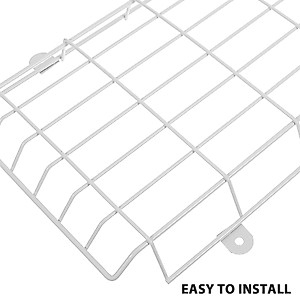 Angoily Wire Guard for Exit Sign Emergency Light Metal Wire Guard Damage Stopper Exit Sign Damage Cage Wall Mounted Emergency Signal Protective Cover (16.11X10.02X1.18 inch)