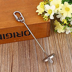 Mipcase Parakeets Feeding Metal Cockatiels Finches Food for Parrot Tray Foraging Vegetable Treat Cages Fork Stick Device Toy Meat Bird Feeder Feeders Fruit S Stainless Cage Steel