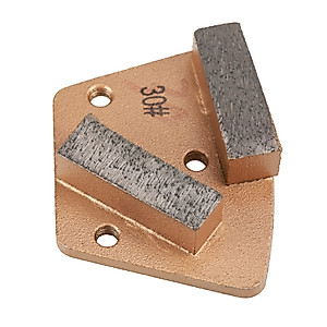 Trapezoid Diamond Floor Grinding Disc, Concrete Grinder Diamond Polishing Pads Stone Polishing Kit Granite Polishing Pads Sanding Pads Grit 30